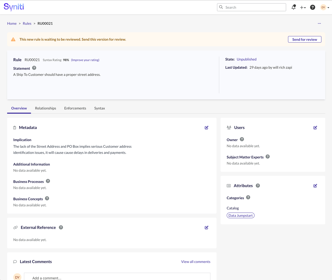 The Syniti Knowledge Platform’s New UX: Meeting the User at Their Level