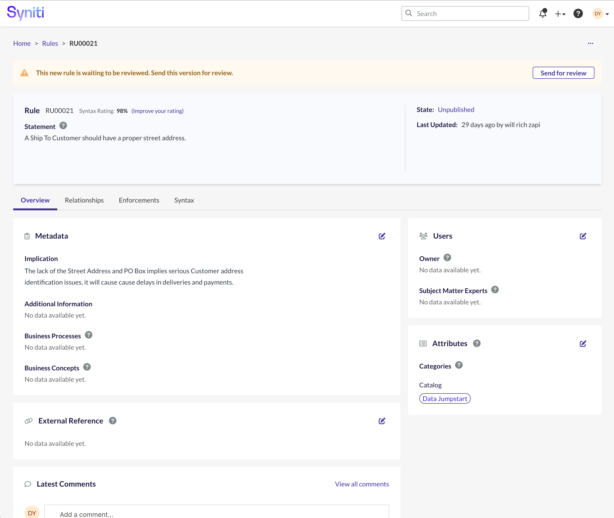The Syniti Knowledge Platform’s New UX: Meeting the User at Their Level